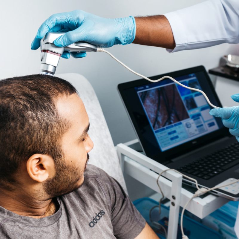 Hair Scanner Session - Christell Skin